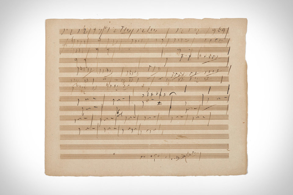 Beethoven Emperor Concerto Manuscript | Uncrate