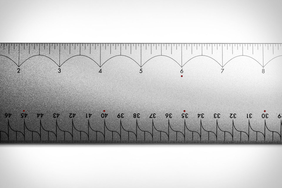 Areaware Aluminum Ruler | Uncrate