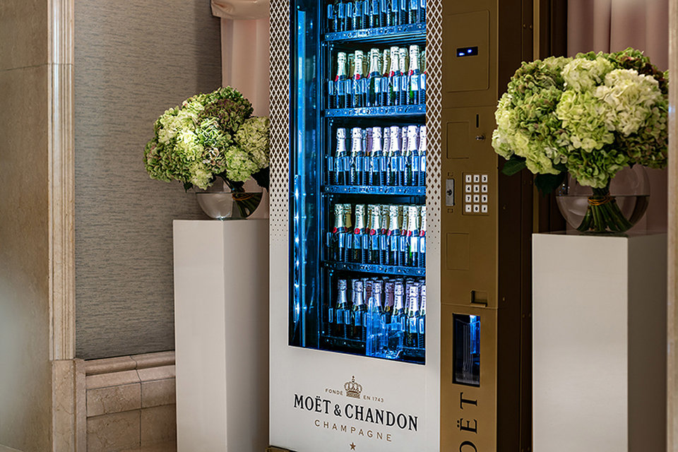 Ritz-Carlton Champagne Vending Machine | Uncrate