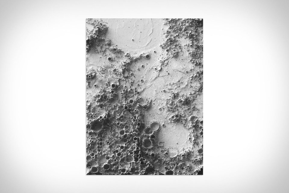 Apollo 11 Moon Surface Print | Uncrate