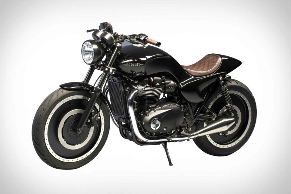 Triumph x Berluti Bonneville T120 Motorcycle | Uncrate