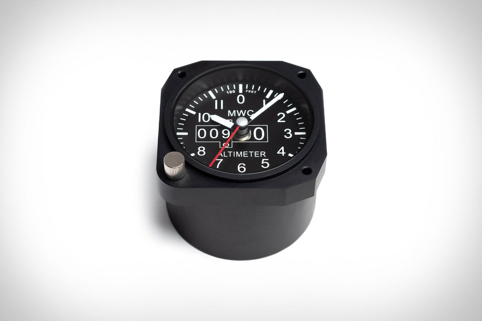 Military Altimeter Desk Clock | Uncrate