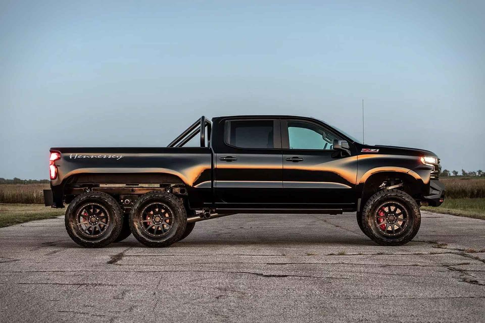 Hennessey Goliath 6×6 Chevrolet Silverado Truck | Uncrate