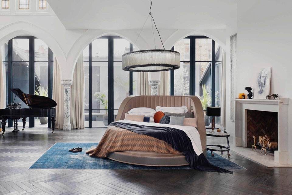 Savoir Three Sixty Rotating Bed | Uncrate