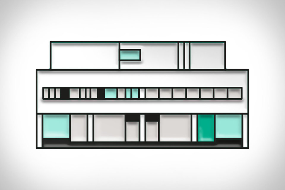 Drop-A-Pin Architectural Enamel Pins | Uncrate