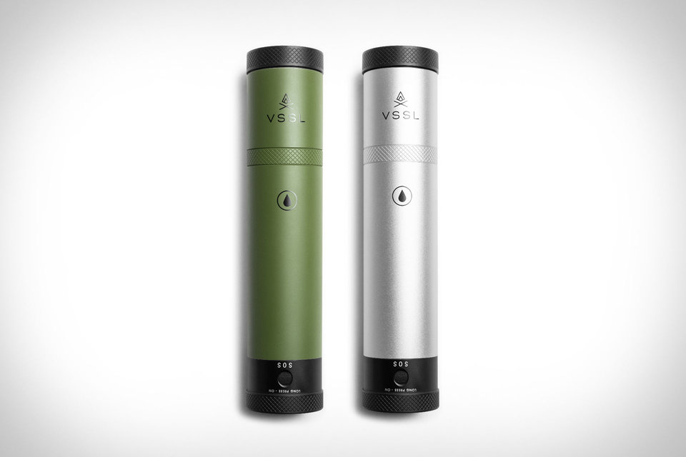 VSSL Flashlight Flask | Uncrate