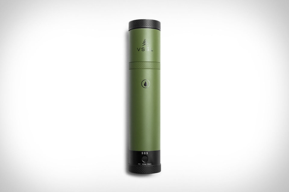 VSSL Flashlight Flask | Uncrate