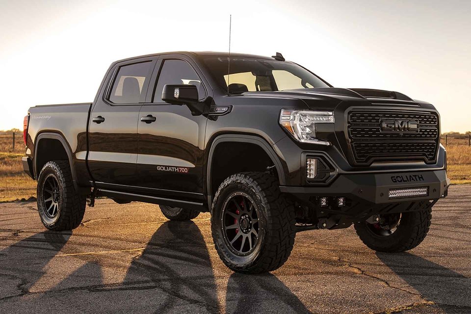 Hennessey Goliath 700 GMC Sierra Truck | Uncrate