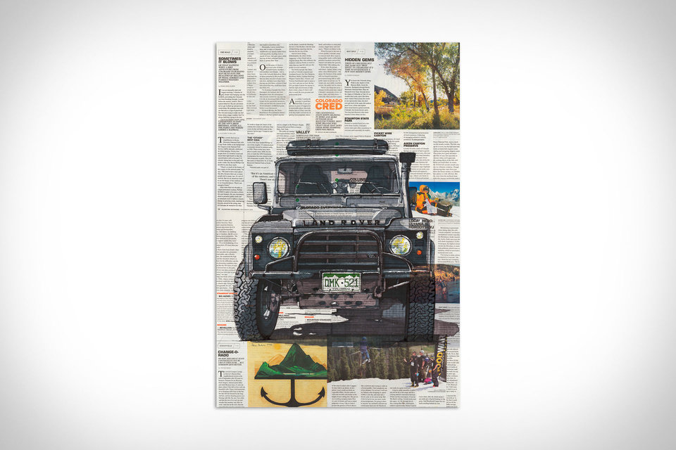Land Rover Art Print | Uncrate