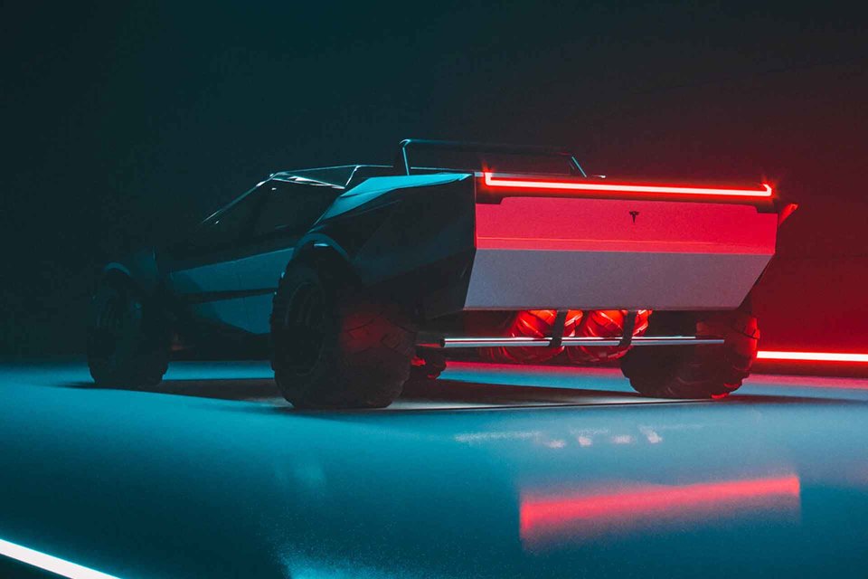 Tesla Cybertruck Re-Design Concept | Uncrate