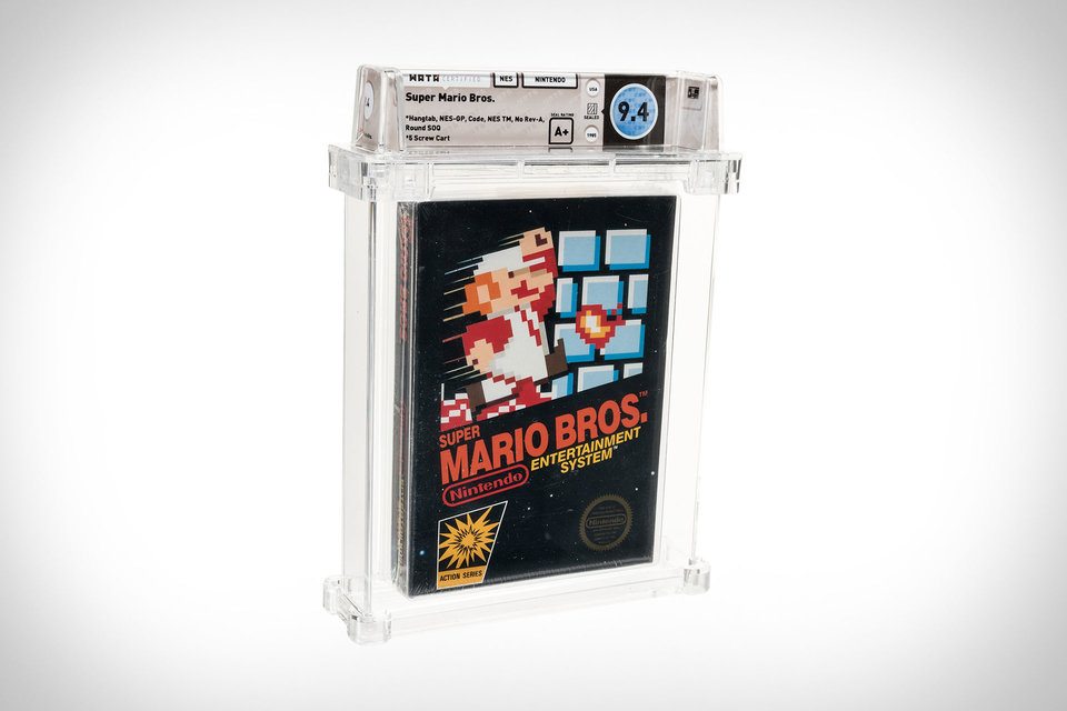 Sealed Super Mario Bros. NES Cartridge | Uncrate