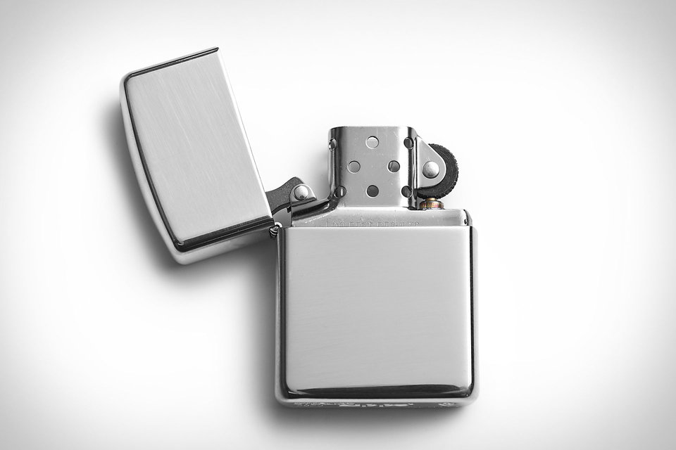 Zippo Sterling Silver Lighter | Uncrate