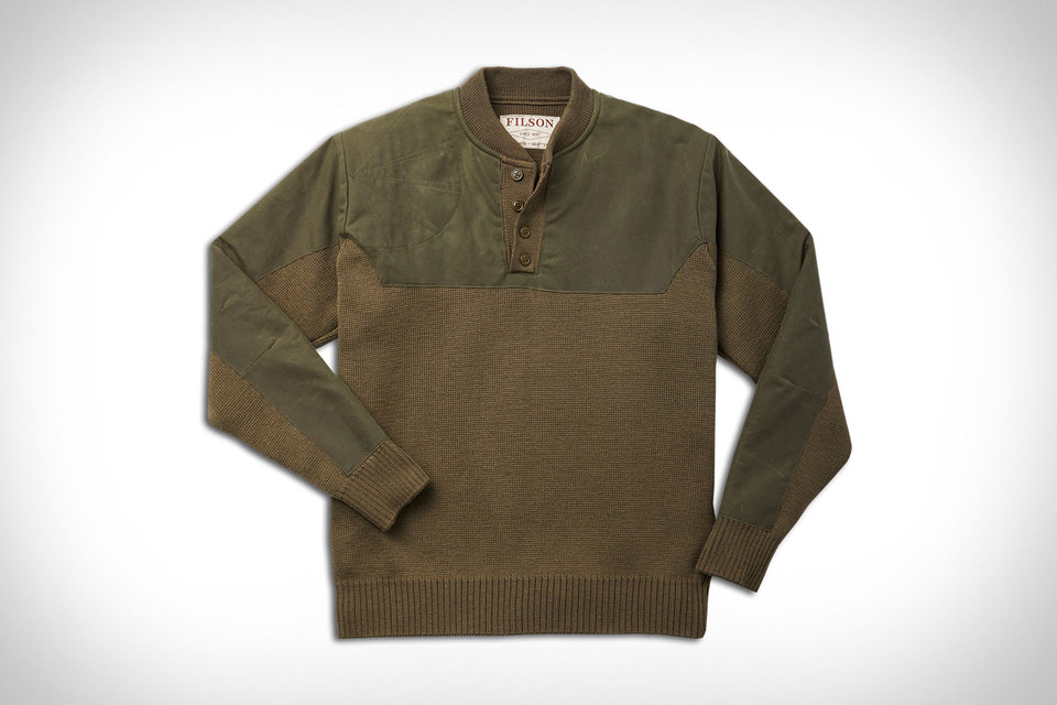 Filson Henley Guide Sweater | Uncrate