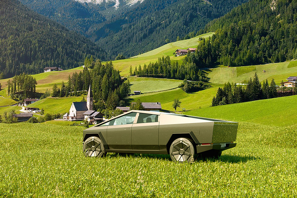 CyberLandr CyberTruck Camper | Uncrate