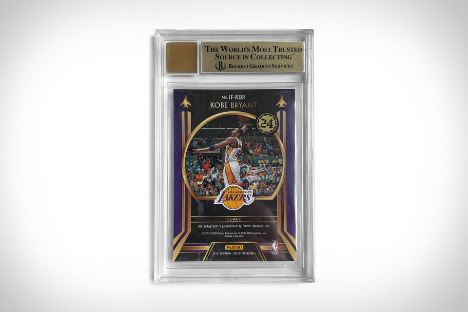 2019 Select Kobe Bryant In Flight Signatures Card | Uncrate