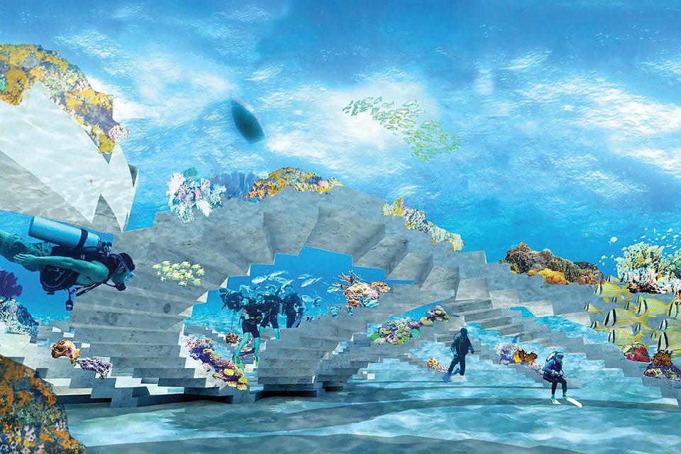 The Reefline Underwater Sculpture Park | Uncrate