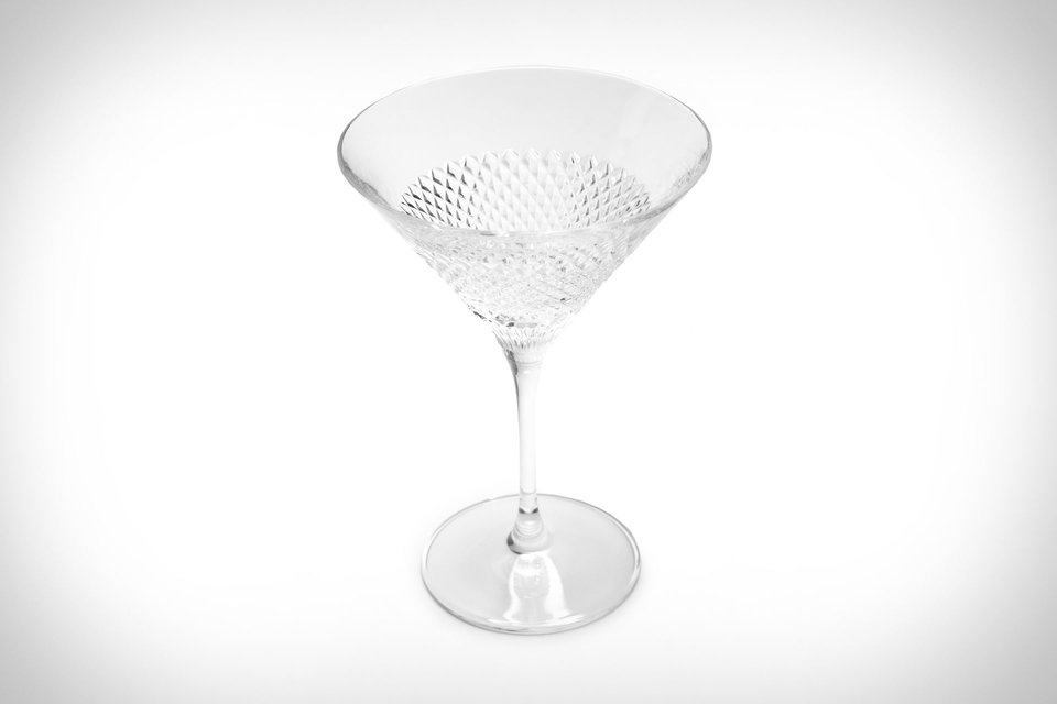 Waterford Crystal Diamond Line Martini 眼镜 | Uncrate