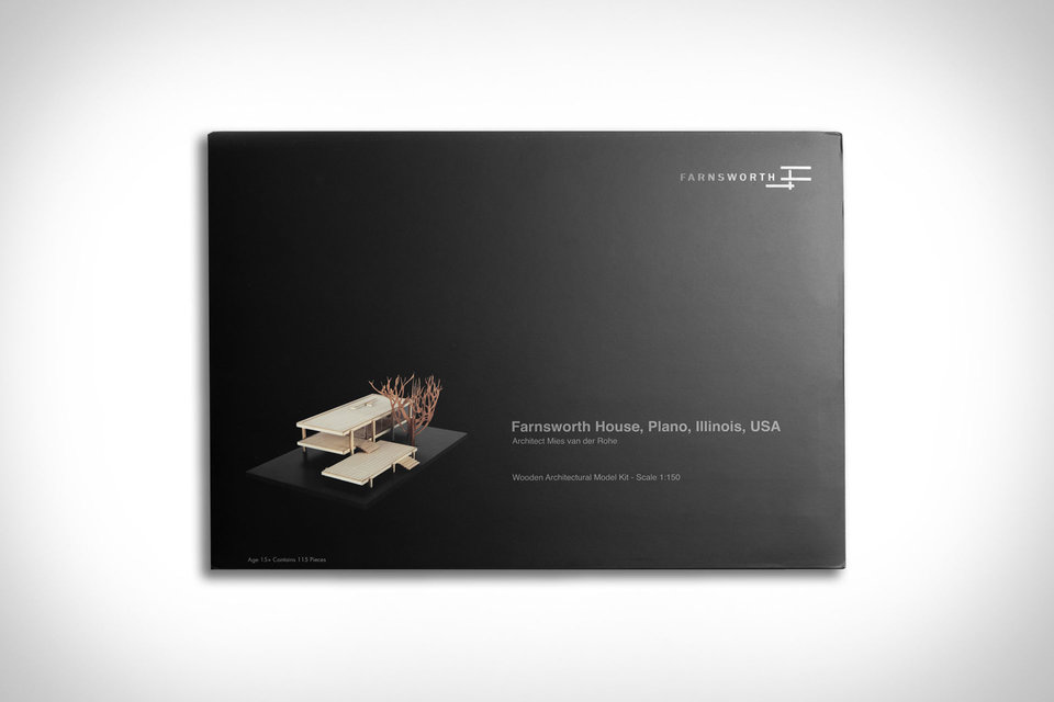 Farnsworth House Model Kit | Uncrate