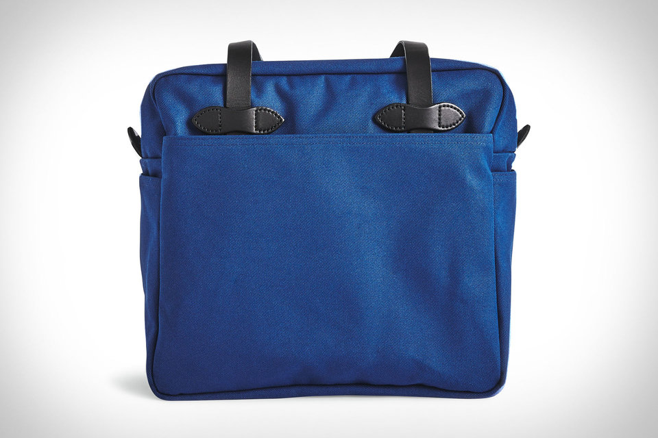 Filson Flag Blue Twill Tote | Uncrate