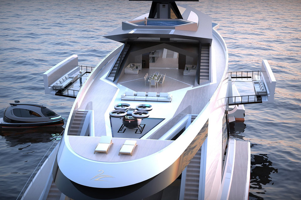 Lazzarini Saturnia Yacht | Uncrate