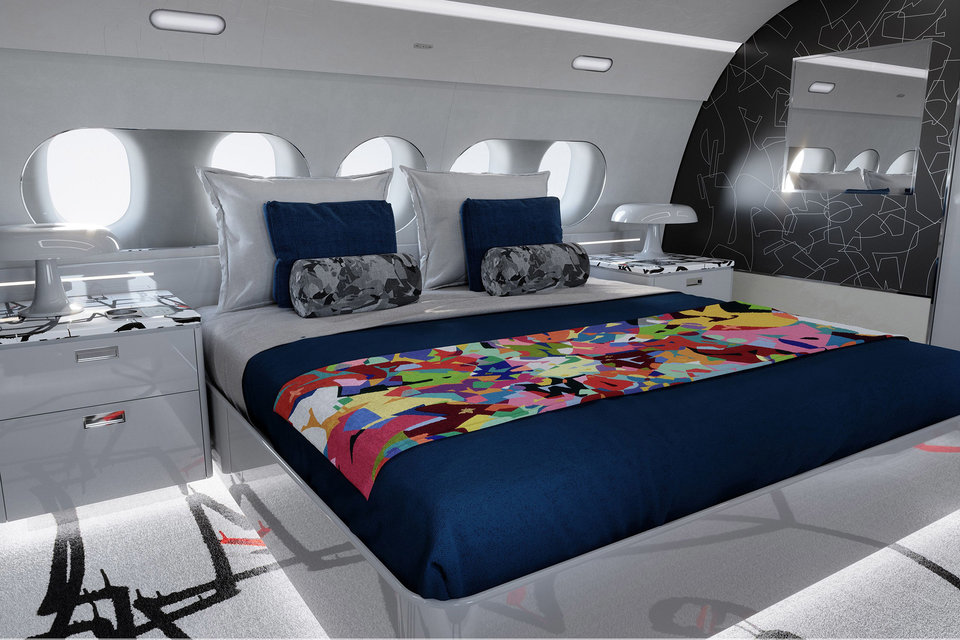 Airbus x Cyril Kongo ACJ220 Jet Interior | Uncrate
