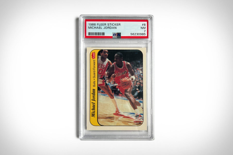 1986 Fleer Sticker Michael Jordan Rookie Card | Uncrate