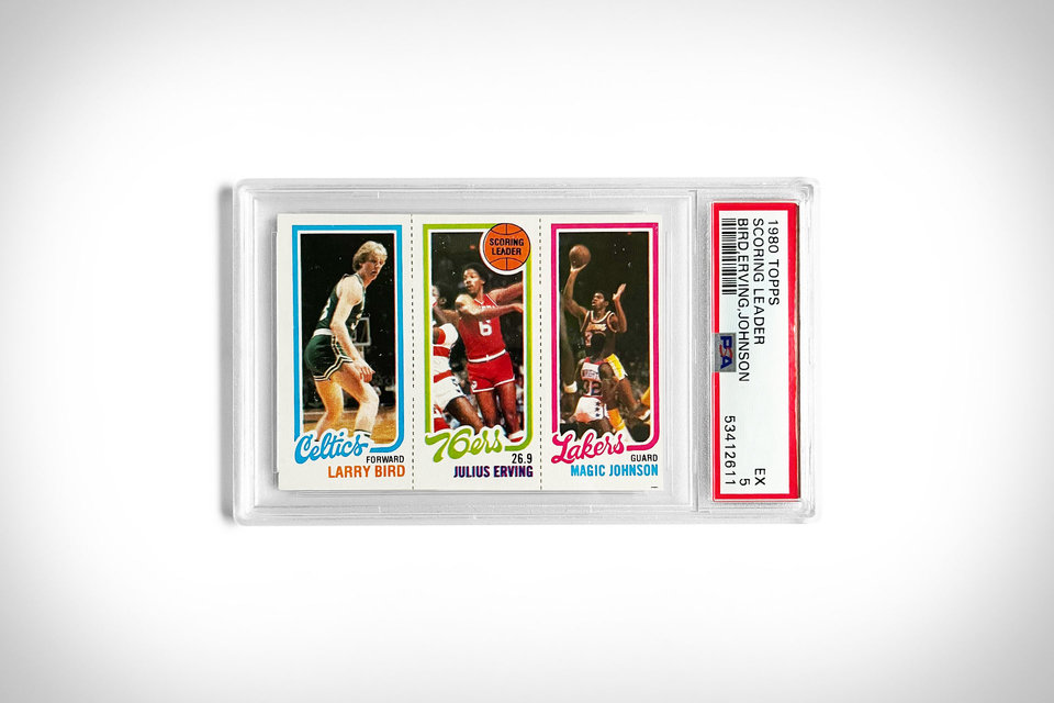 1980 Topps Larry Bird & Magic Johnson Rookie Card | Uncrate