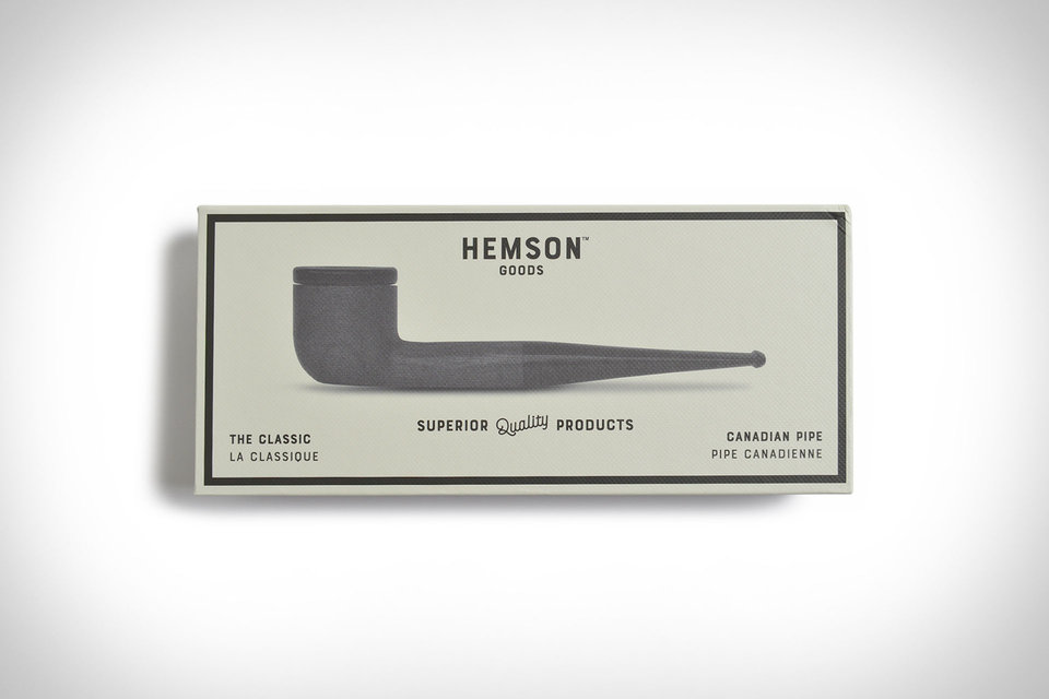 Hemson Stealth Black Classic Pipe | Uncrate