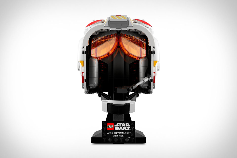 LEGO Luke Skywalker's Red Five Helmet | Uncrate