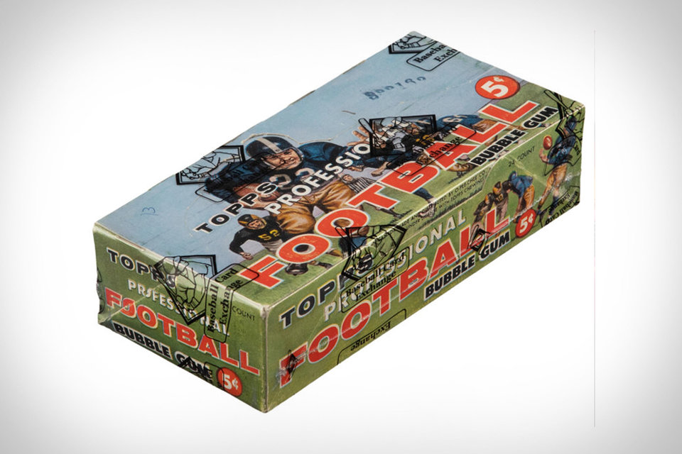 Unopened 1956 Topps Football Wax Box | Uncrate