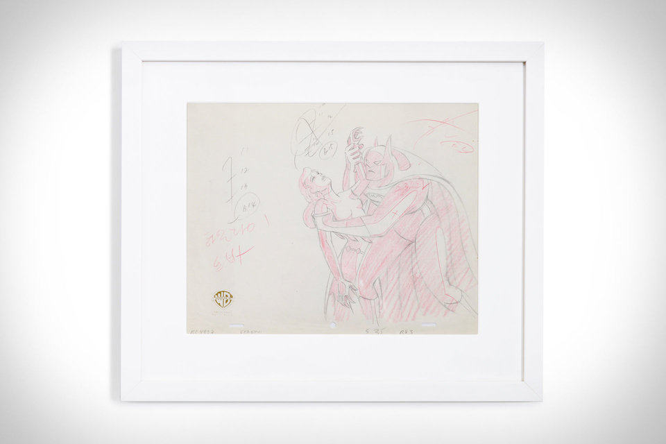 Batman Scowling Original Production Art | Uncrate