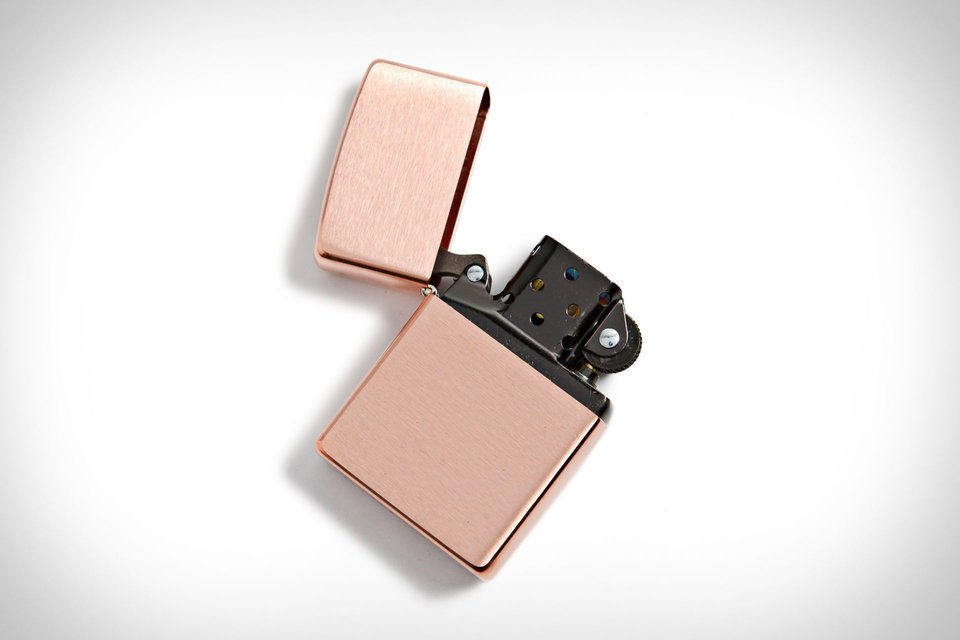 Zippo Classic Solid Copper Lighter | Uncrate