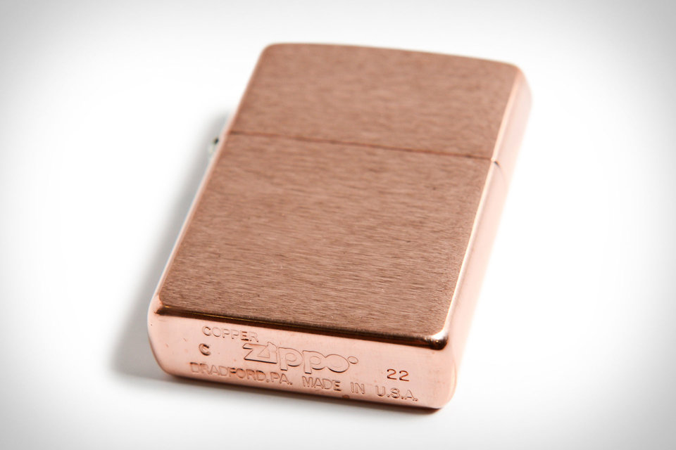 Zippo Classic Solid Copper Lighter | Uncrate