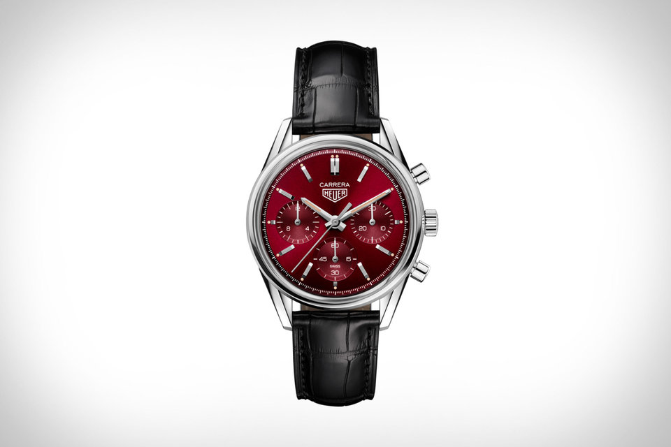 Tag Heuer Carrera Red Dial LE Watch | Uncrate