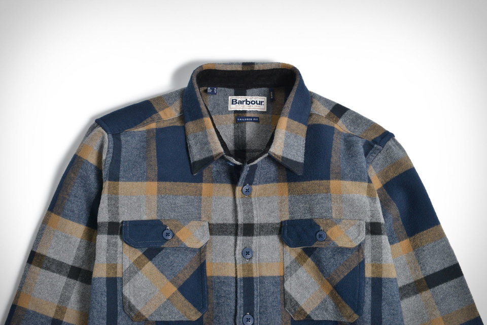 Barbour Rhobell Flannel Over Shirt | Uncrate