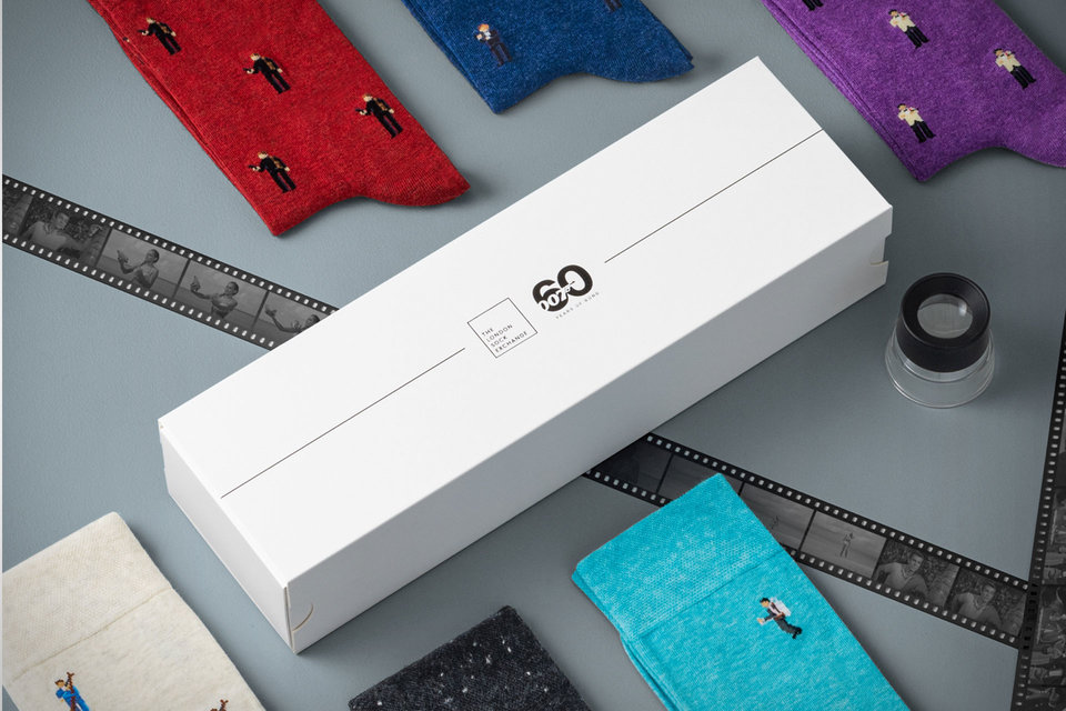 007 60周年アニバーサリーソックスコレクションセット | Uncrate