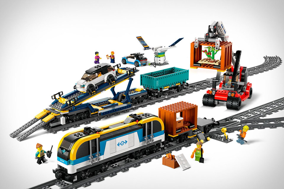 LEGO Freight Train | Uncrate