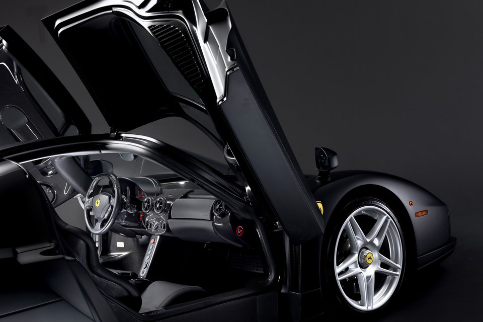 Matte Black 2004 Ferrari Enzo | Uncrate