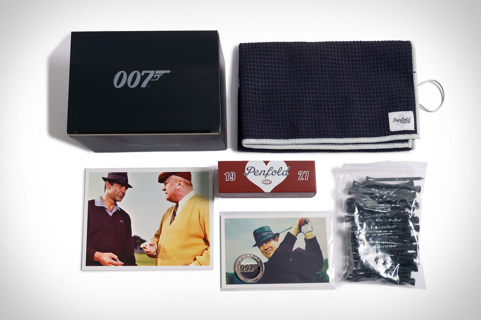 007 x Penfold Goldfinger Golf Gift Set | Uncrate