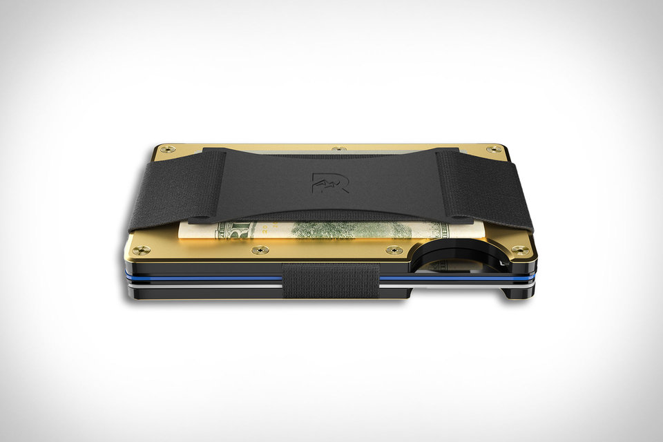 24k Gold Ridge Wallet | Uncrate
