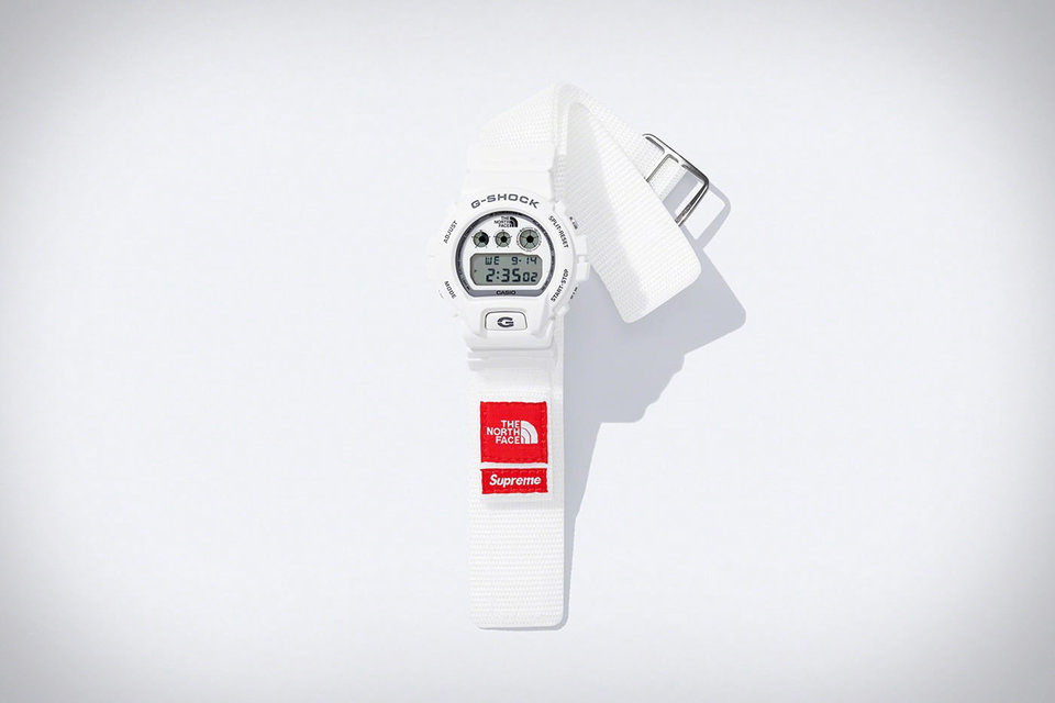 Supreme x The North Face G-Shock DW-6900 Watch | Uncrate