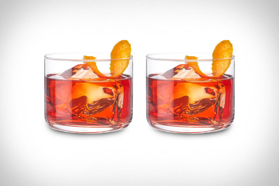Crystal Negroni Glasses Set | Uncrate