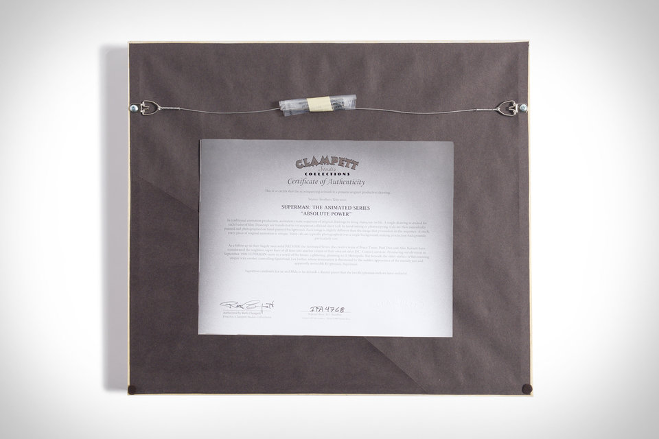 Batman Throwing Batarang Original Production Art | Uncrate