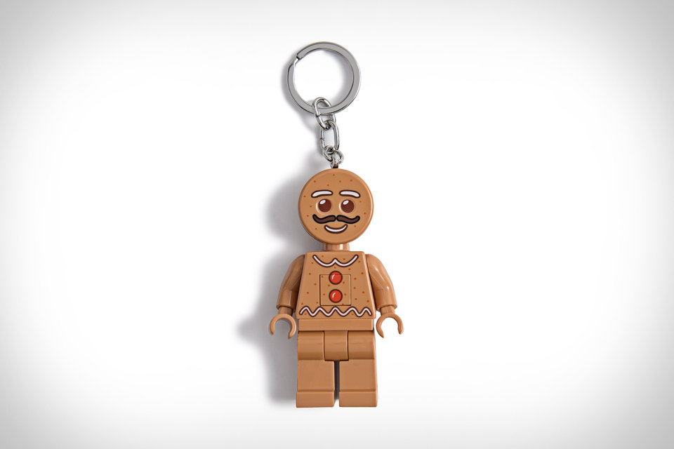 LEGO Gingerbread Man Flashlight Keychain | Uncrate