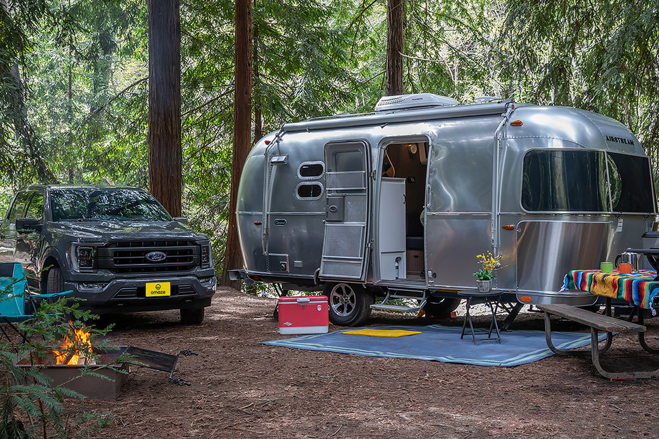 Airstream Caravel 20FB and Ford F-150 | Uncrate