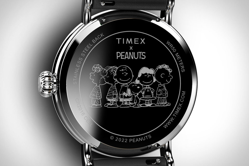 Timex x Peanuts Snoopy Ice Skating Watch | Uncrate