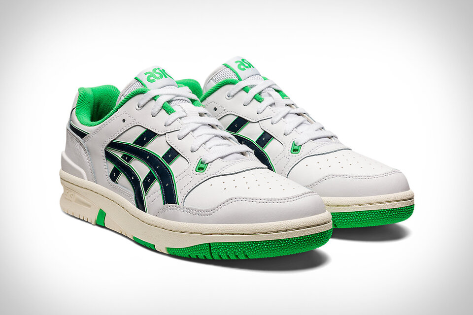Asics EX89 White Green Sneakers | Uncrate