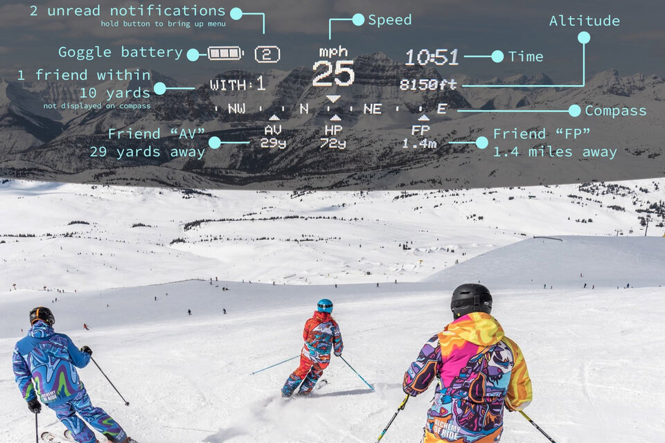 Rekkie Smart Snow Goggles | Uncrate