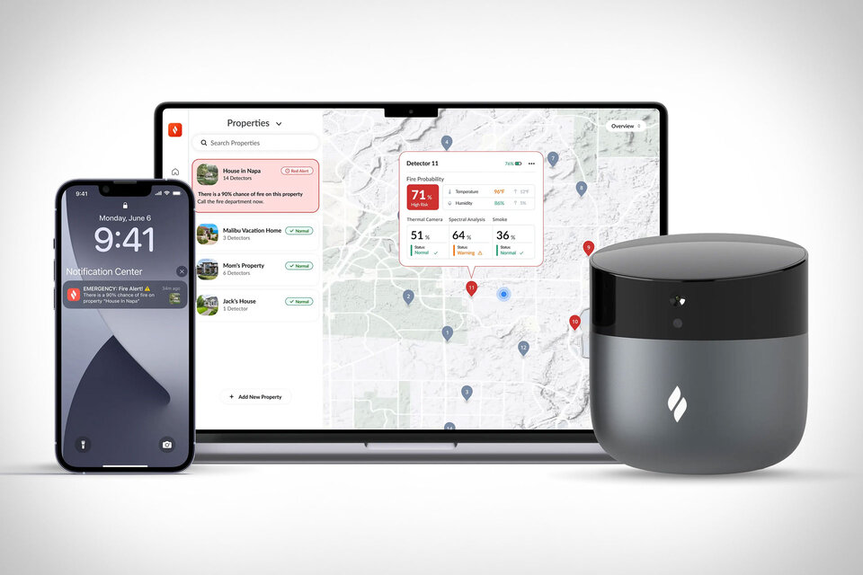 Torch Early-Stage Fire Sensor | Uncrate