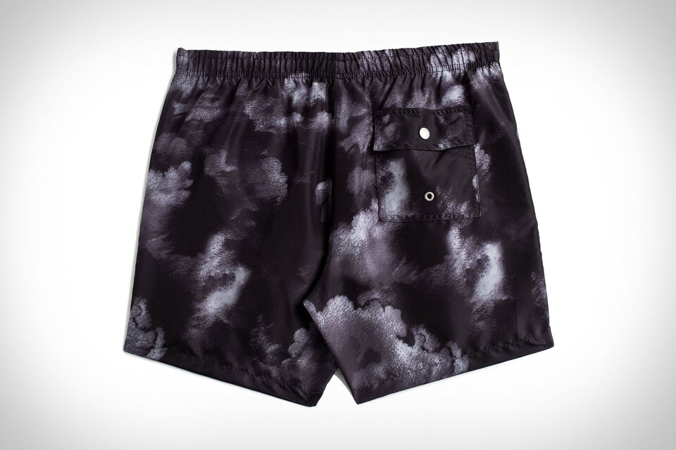 Bather Black Clouds Swim Trunks | Uncrate
